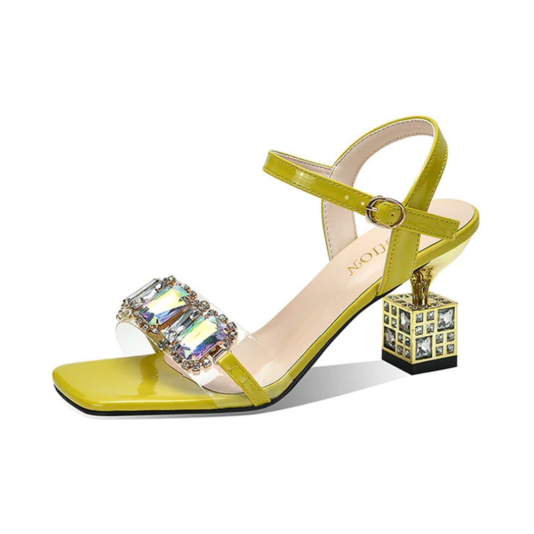 Women's Fairy Style Hot Fashion Thick Heel Sandal – Rhinestone Belt Store